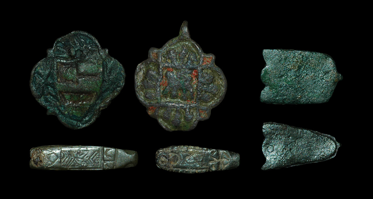 Medieval Heraldic Harness Pendant and Mount Group - auctions & price ...