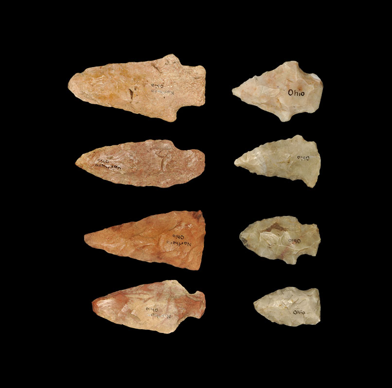 A Corner Notched Point AND An E Notched Point, From the Collection of ...