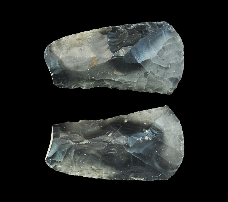 Stone Age British Flint Knapped Axehead - auctions & price archive