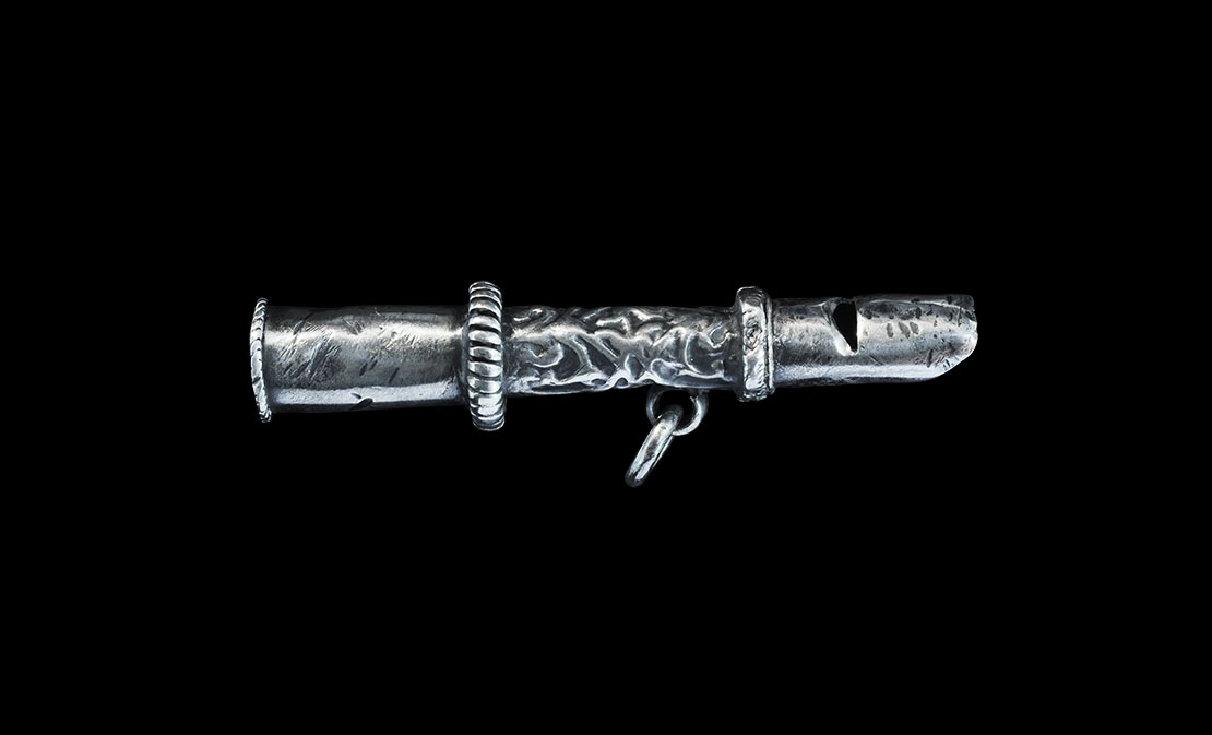 Post Medieval Tudor Silver Hawking Whistle - auctions & price archive