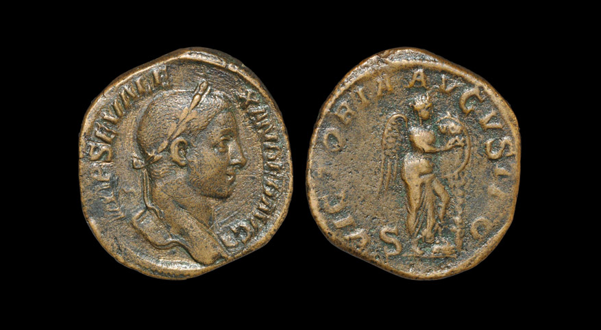 Ancient Roman Imperial Coins - Severus Alexander - Victory Sestertius ...