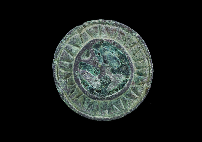 Anglo-Saxon Raven with Interlaced Mount - auctions & price archive