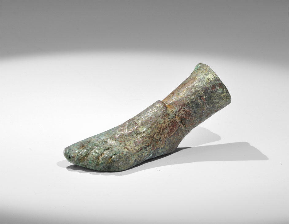 Roman Bronze Foot - auctions & price archive