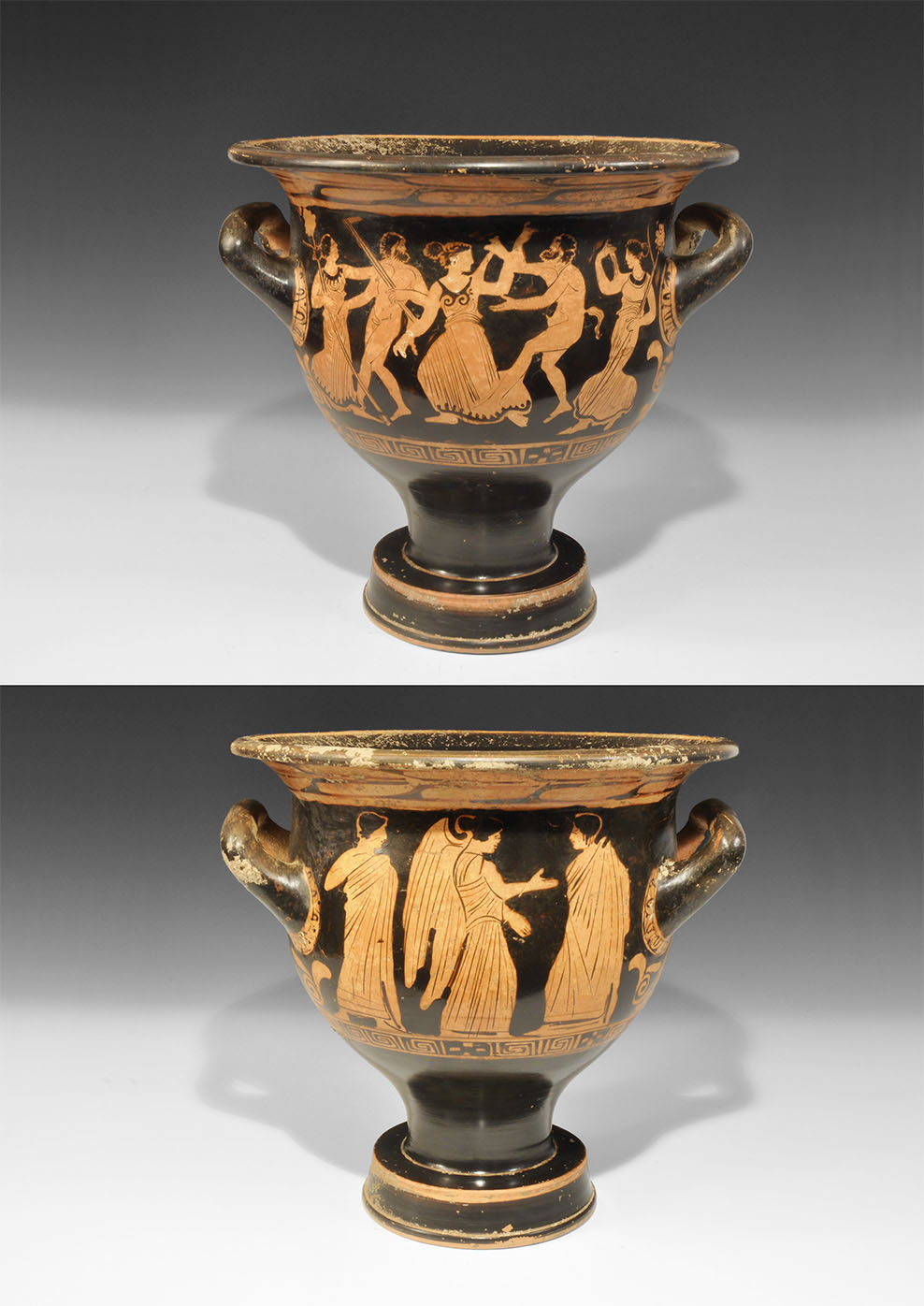 Greek Red-Figure Bell Krater with Ladies of Fashion - auctions & price ...