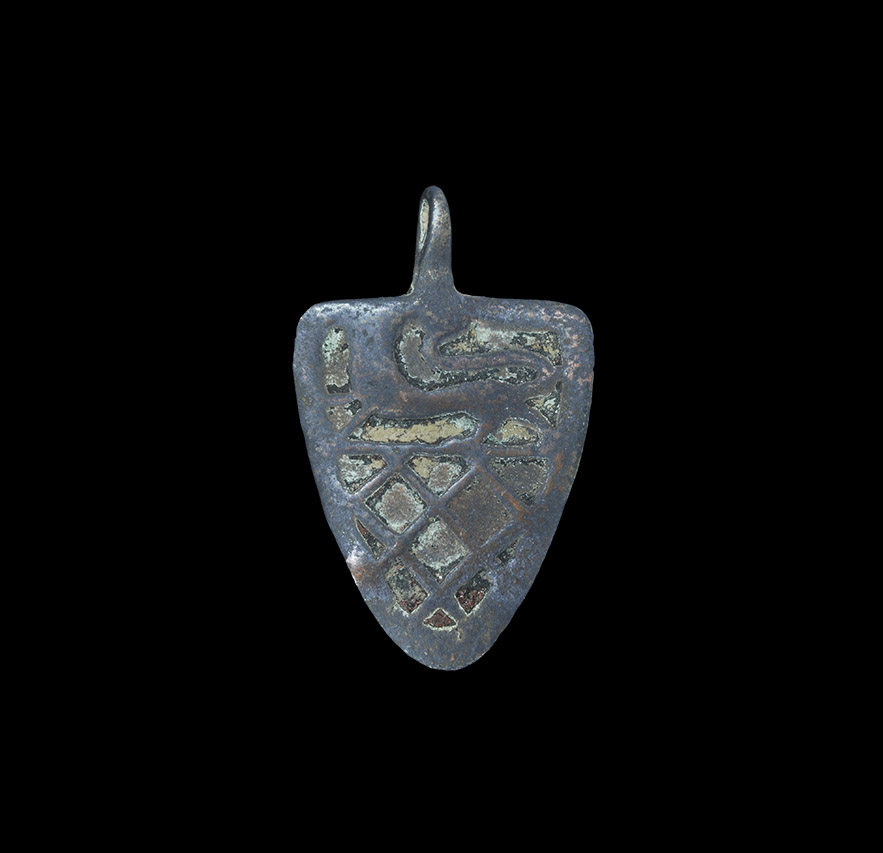 Medieval Heraldic Harness Pendant and Mount Group - auctions & price ...