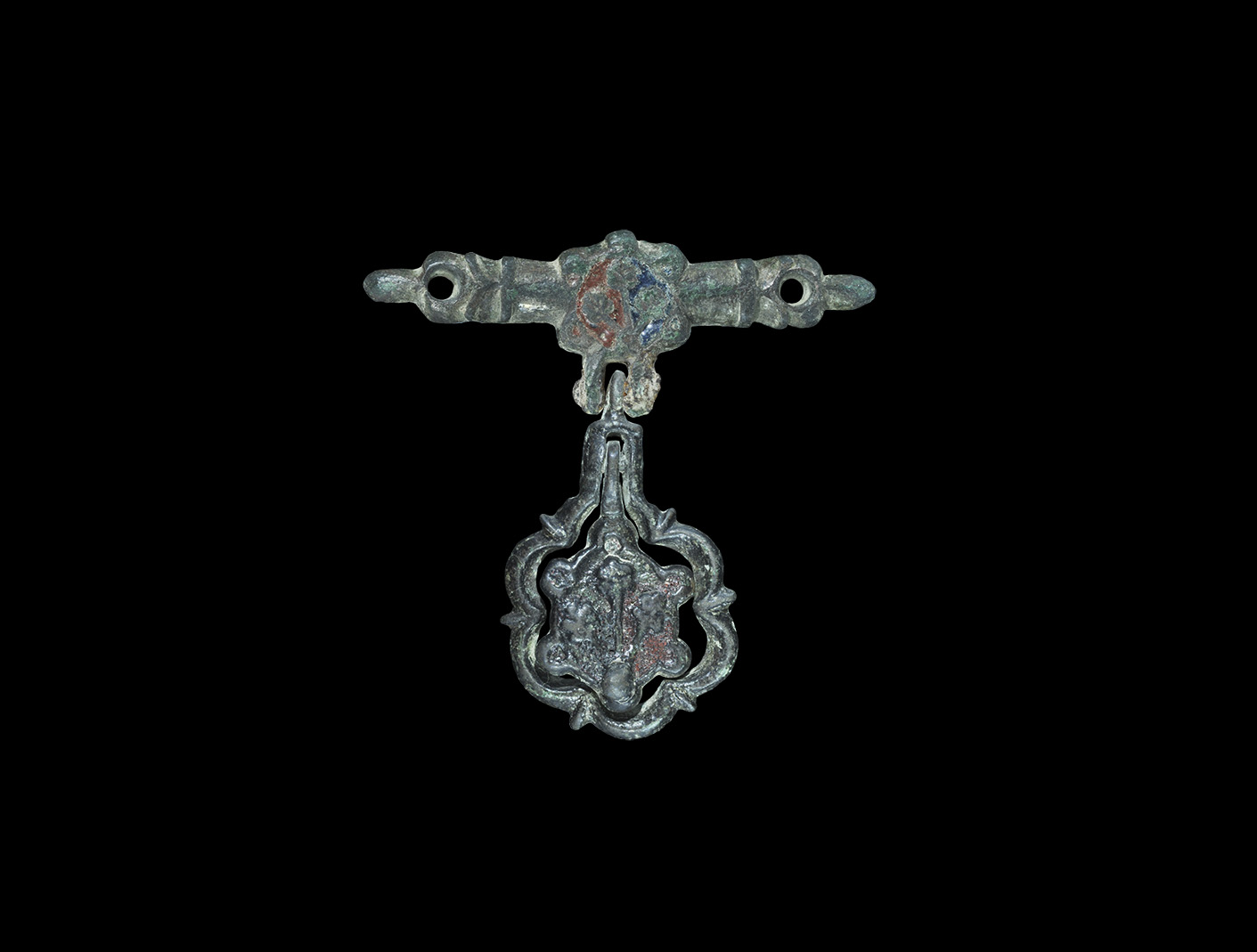 Medieval Heraldic Harness Pendant and Mount Group - auctions & price ...