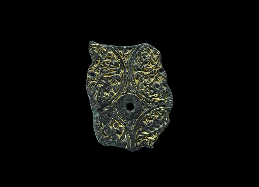 Anglo-Saxon Bronze Interlaced Dragons Pressblech Die - auctions & price ...