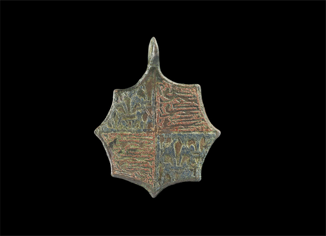 Medieval Heraldic Harness Pendant and Mount Group - auctions & price ...