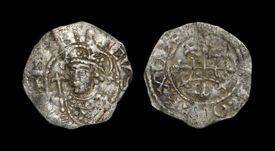 English Medieval Coins - Henry I - Exeter / Grimr - Quadrilateral on ...