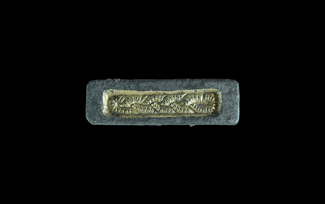 Anglo-Saxon Gilt Mount with Interlace - auctions & price archive
