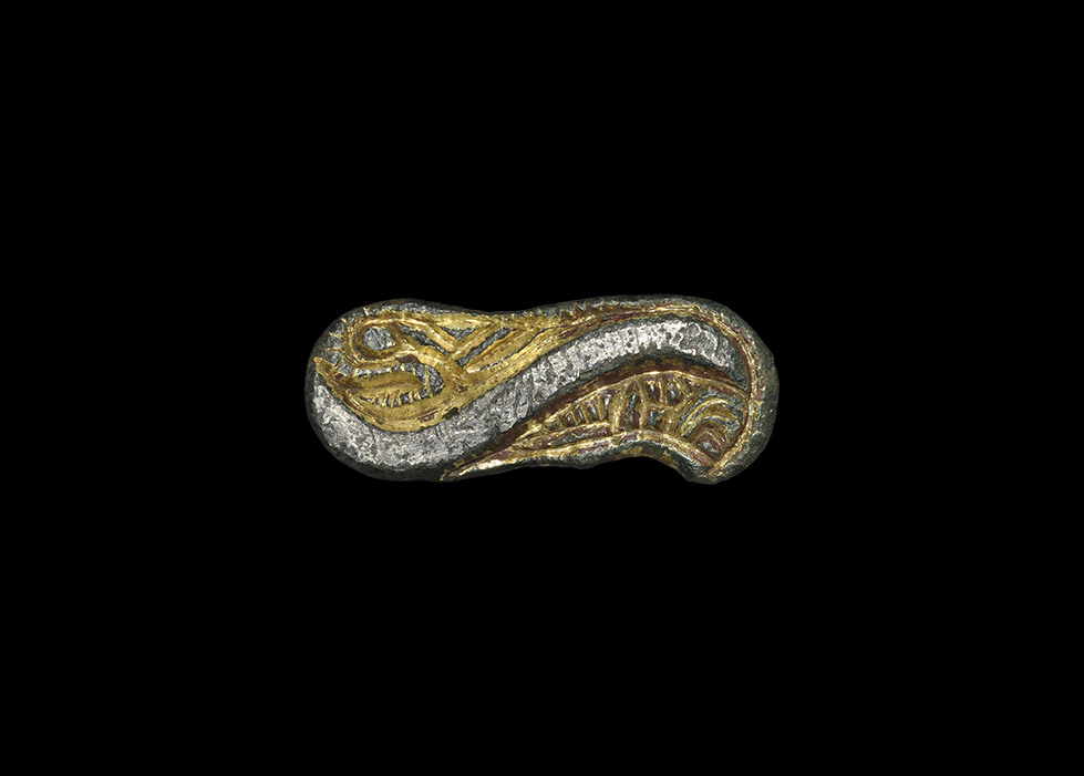 Anglo-Saxon Gilt Mount with Interlace - auctions & price archive