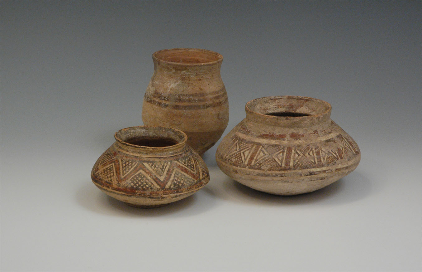 Indus Valley Bronze Age - Three Pottery Vessels - auctions & price archive