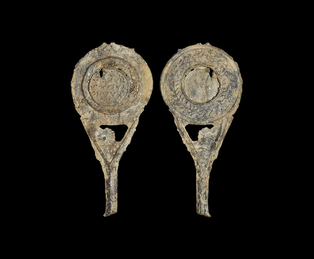 Anglo-Saxon Scabbard Pyramid Mount Group - auctions & price archive