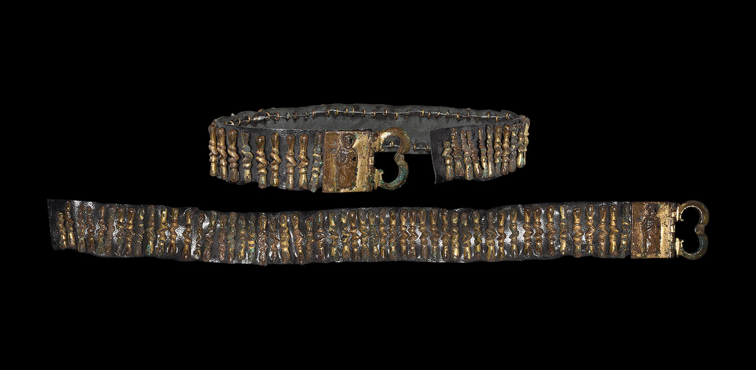 Anglo-Saxon Scabbard Pyramid Mount Group - auctions & price archive