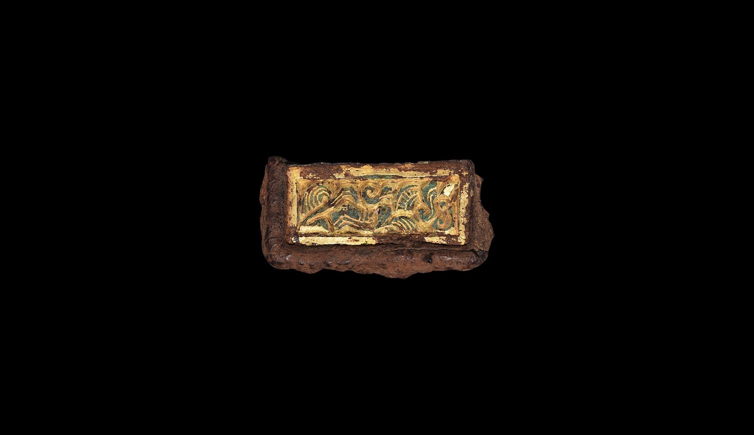 Anglo-Saxon Bronze Interlaced Dragons Pressblech Die - auctions & price ...