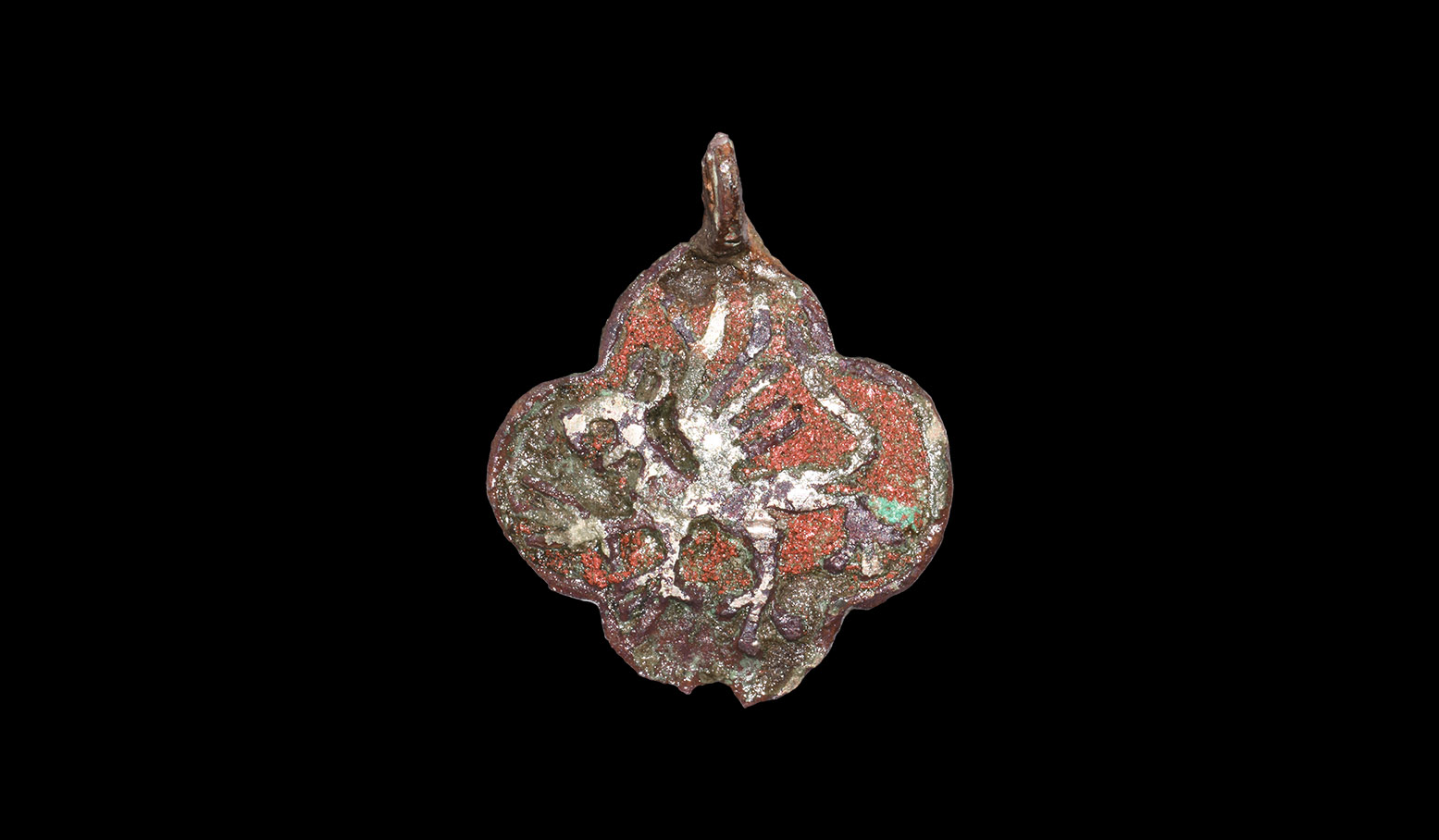 Medieval Heraldic Horse Harness Pendant Group - auctions & price archive